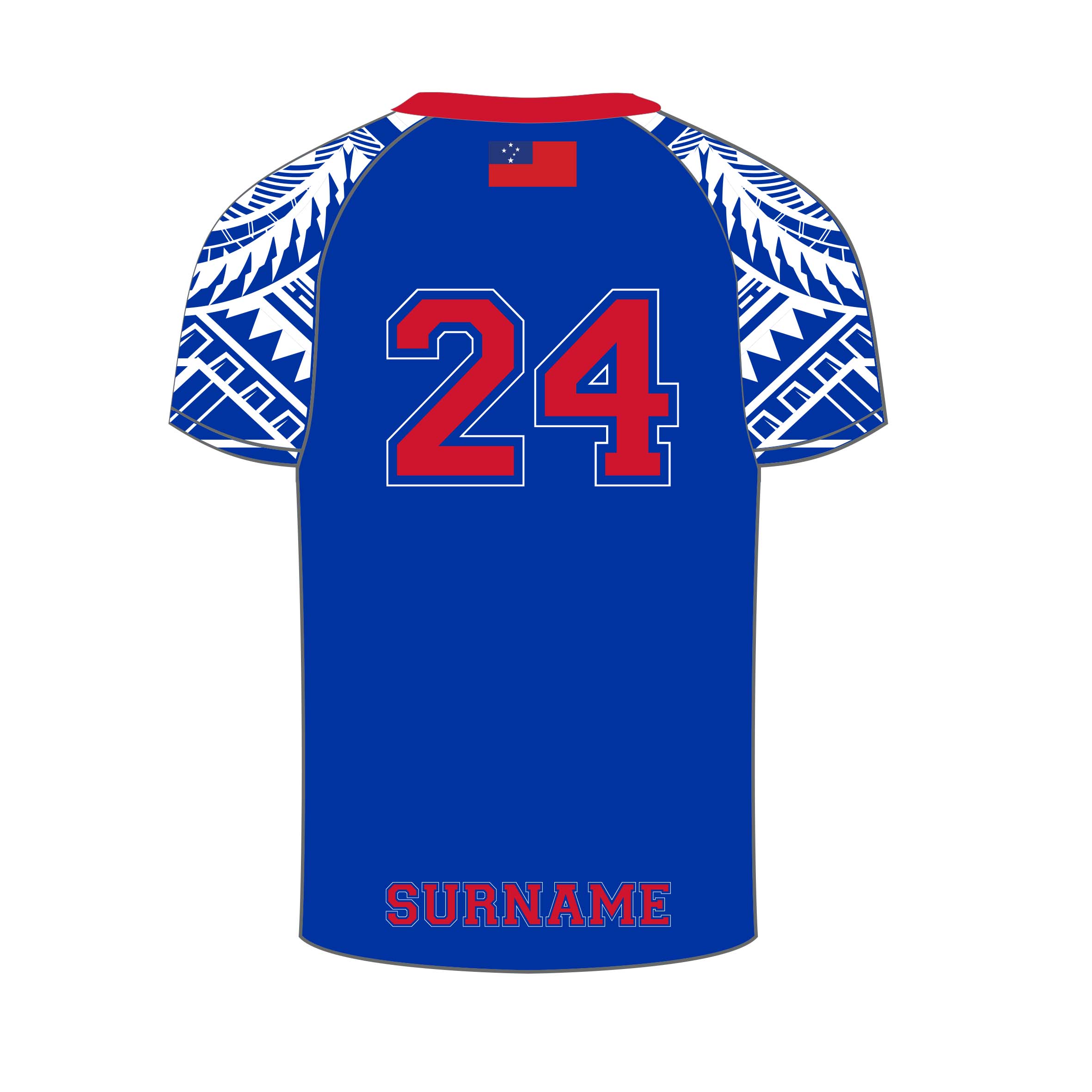 Wellington Samoa Rugby League – Sublimated Tee – CUS | Classic Uniforms ...