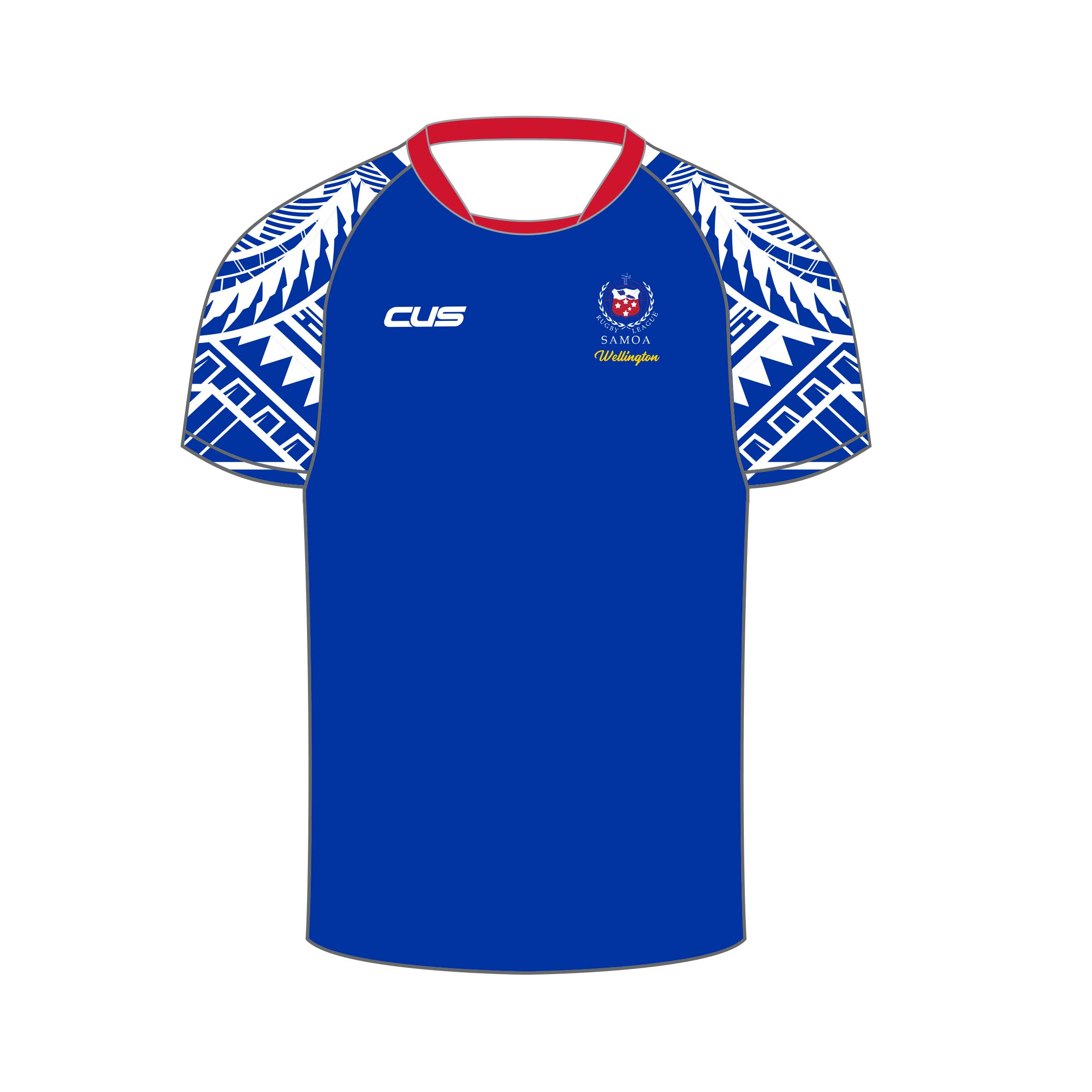 Wellington Samoa Rugby League – Sublimated Tee – CUS | Classic Uniforms ...