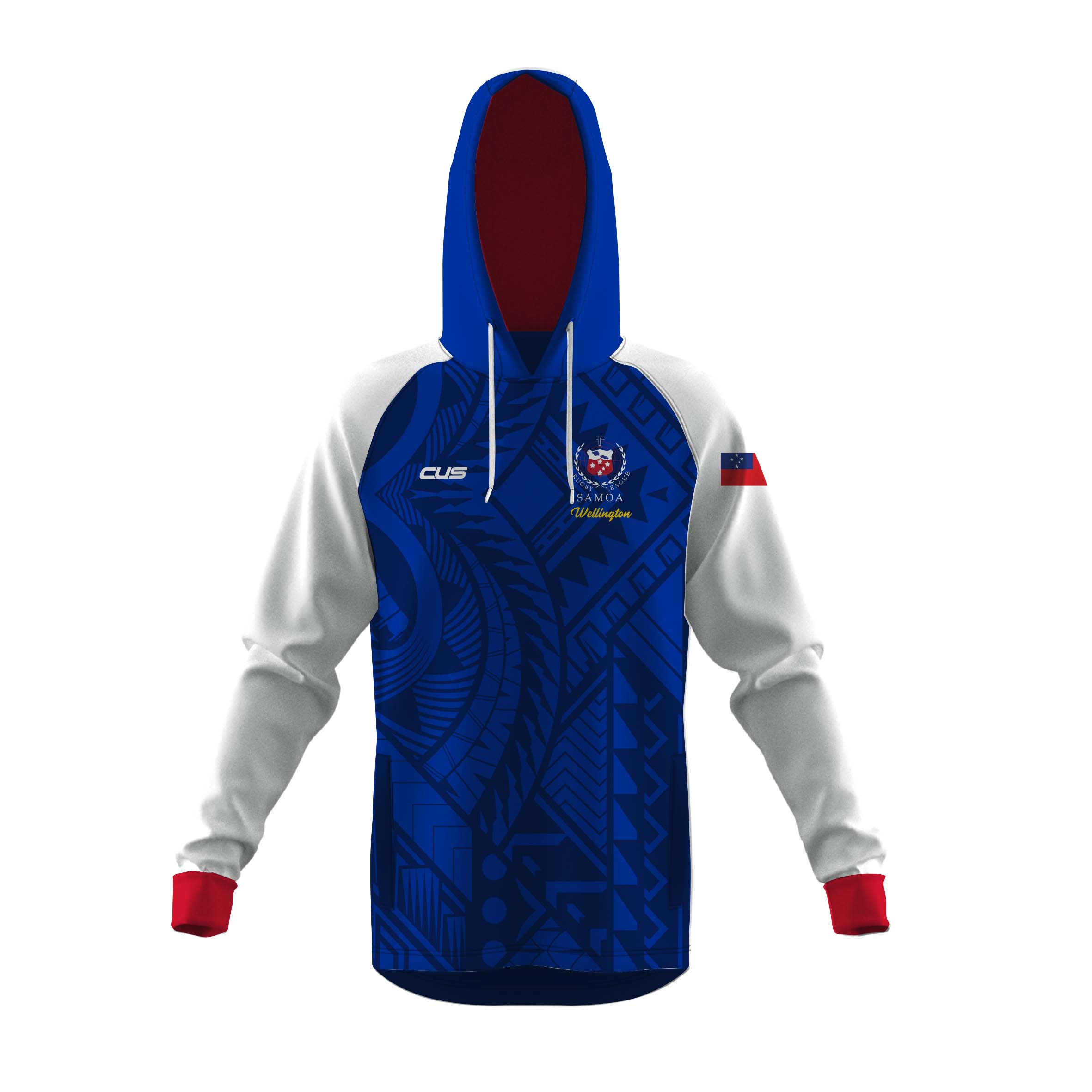 Wellington Samoa Rugby League – Sublimated Hoodie – CUS | Classic ...